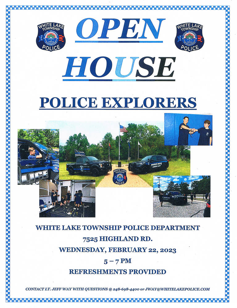 White Lake Police Department Police Explorer Program Open House | Lakeland High School